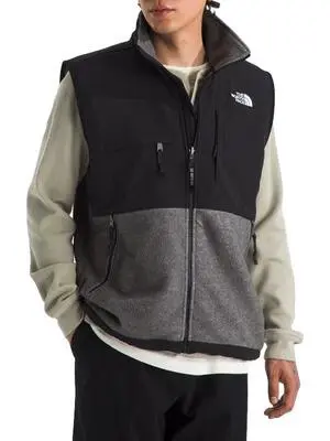 The North Face Retro Denali Vest - Mid Grey Heather/black