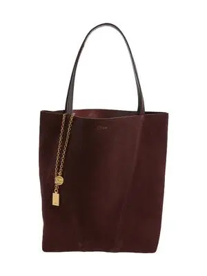 Chloé Suede Tote - Deep Violine