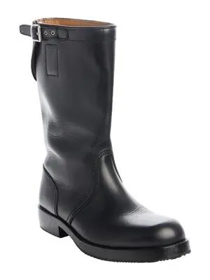 Dries Van Noten Tall Engineer Boot - Black