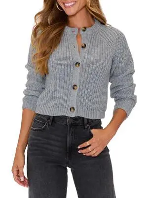VICI Aurora Crewneck Cardigan Grey