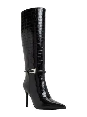 Aldo Knee-high Stiletto Boots - Black