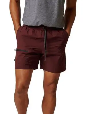 LEISURE LAB Ripstop Sport Short - Wine