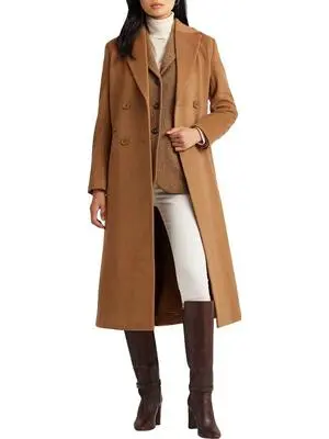 Ralph Lauren Wool-blend Reefer Coat - New Vicuna