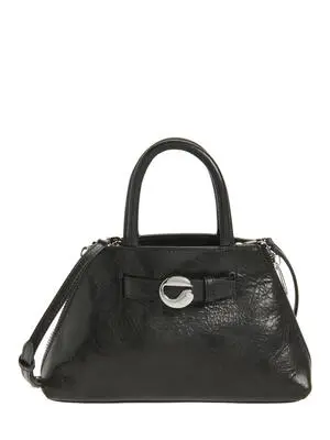 Coperni Mini Data Leather Top Handle Bag - Blk Black