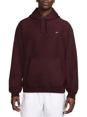 Nike Fleece Hoodie - Burgundy Crush/white
