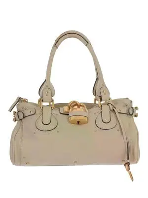 Chloé Paddington Leather Bag - Neutrals