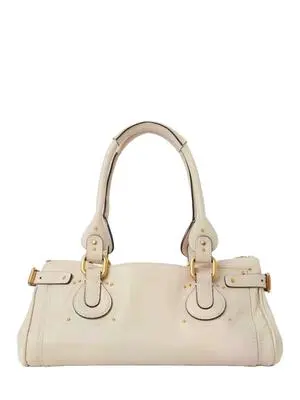 Chloé Paddington Leather Bag Neutrals