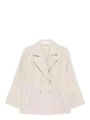 Liu Jo Sequin-embellished Blazer - Neutrals