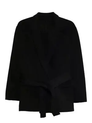 Alberta Ferretti Belted Blazer - Black