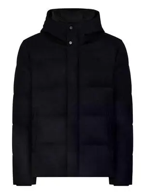 DUNO Hooded Quilted Jacket - Blue