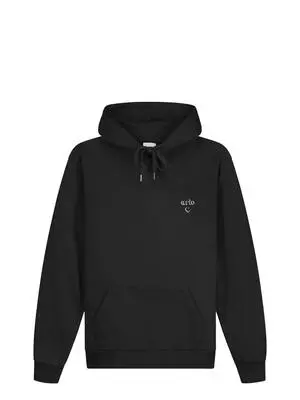 ARTE ANTWERP Logo-print Cotton Hoodie - Black