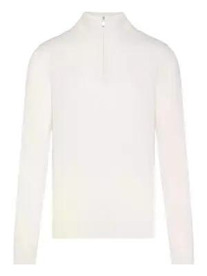 BARBA NAPOLI Zip-Neck Cashmere Sweater