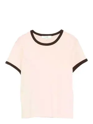 FRAME Crew-neck Cotton T-shirt - Neutrals