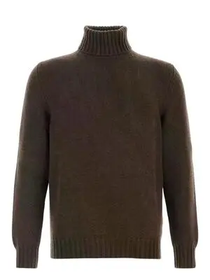Fedeli Turtleneck Cashmere Sweater Brown
