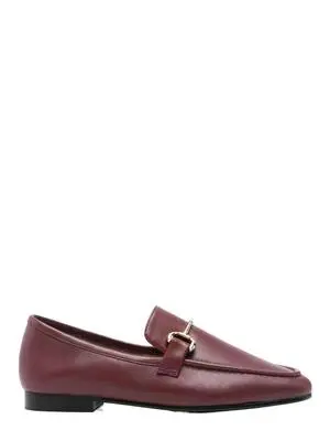 BIBI LOU Leather Loafers - Red