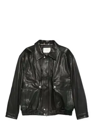 DUNST Leather Jacket - Black