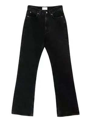 AGOLDE Five-pocket Straight Leg Jeans - Black