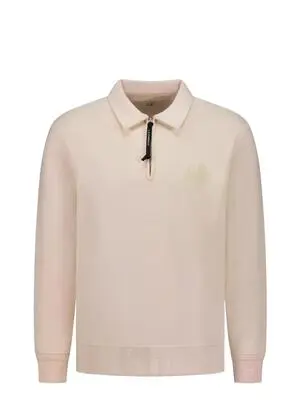 C.P. COMPANY Polo-neck Half-zip Sweatshirt - Neutrals