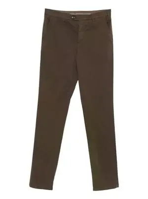 Canali Straight-leg Trousers - Brown