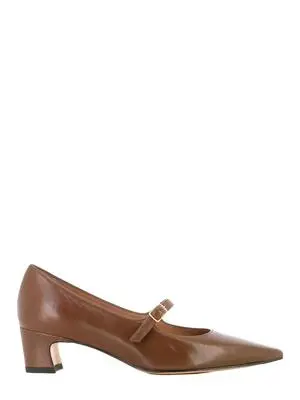 TASSINARI 45mm Pointed-toe Pumps - Brown