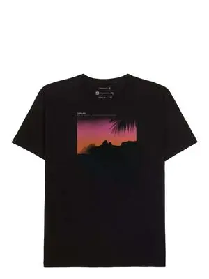 OSKLEN Ipanema-print T-shirt - Black
