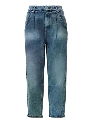 NO44 Pleated Jeans - Blue