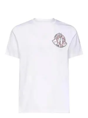 Moncler Logo Crew-neck T-shirt - White