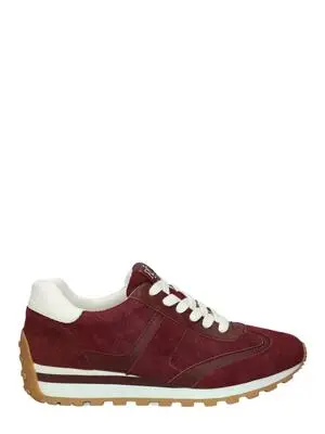 Ralph Lauren Suede Sneakers - Red