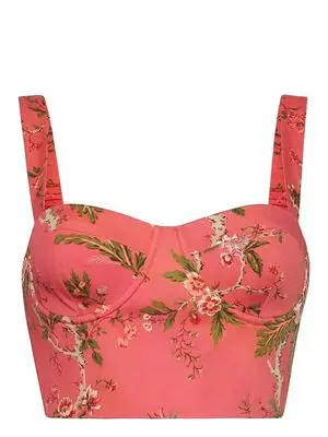 Cara Cara Claudine Floral-print Top - Pink