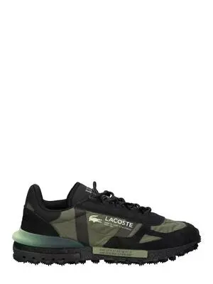 Lacoste Panelled Lug-sole Sneakers - Black