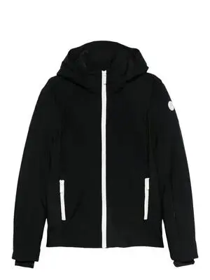 Fusalp Hooded Zip-front Ski Jacket - Black