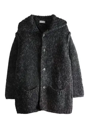 Yohji Yamamoto Yohji Yamamoto Button Coat Black