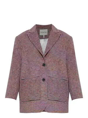 Munthe Aketta Houndstooth Jacket - Red