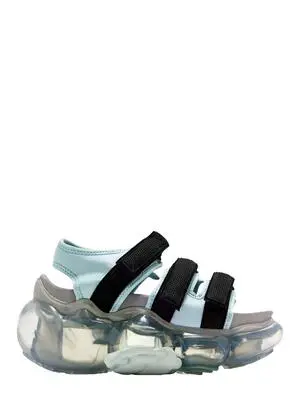 GROUNDS Strap Platform Sandals - Blue