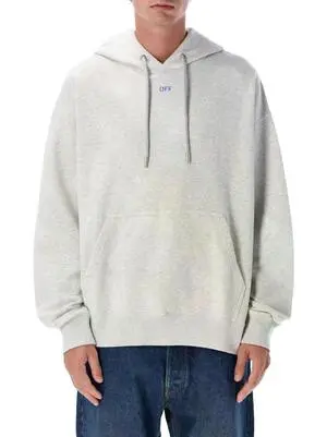 Off-White Logo-print Hoodie - Grey