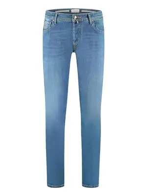 Jacob Cohen Logo-patch Jeans - Blue