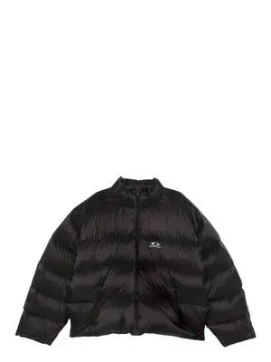Balenciaga Logo-detail Puffer Jacket - Black
