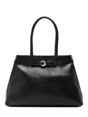 Coperni Buckle-fastening Leather Shoulder Bag - Black