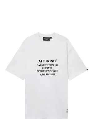 Alpha Industries Logo-print T-shirt - White