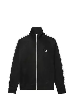 Fred Perry Taped Track Jacket - Black