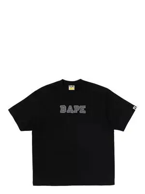 A BATHING APE Logo T-shirt - Black
