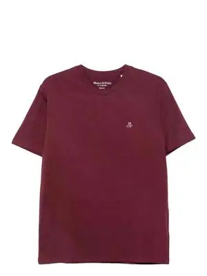 Marc O'polo Logo-embroidered Crew-neck T-shirt - Red