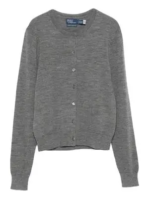 Polo Ralph Lauren Button-front Wool Cardigan - Grey