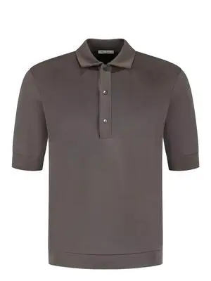 STEFAN BRANDT Pima Cotton Polo Shirt - Brown