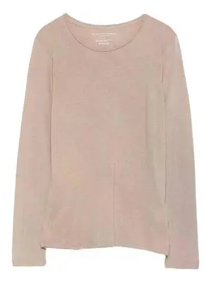 Majestic Filatures Long-sleeve Round-neck Top - Neutrals