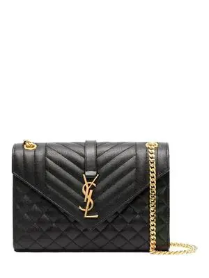 Saint Laurent Medium Envelope Bag - Black