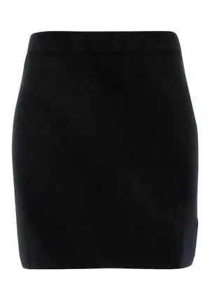 Alexander Wang Knitted Mini Skirt - Black