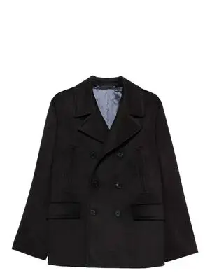 Paul Smith Wool Double-breasted Blazer - Black