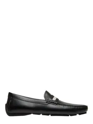 Bally Pilot Driver Leather Loafers - Black
