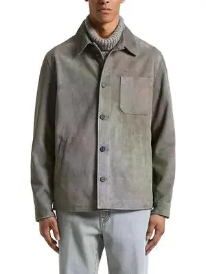 Peserico Button-fastening Patch-pocket Jacket - Grey